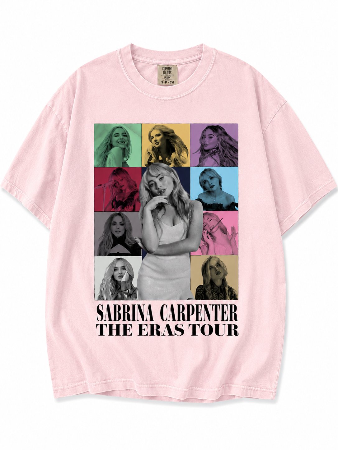 Sabrina Carpenter Comfort Colors® T-Shirt, Vintage Pop Art Graphic Tee ...